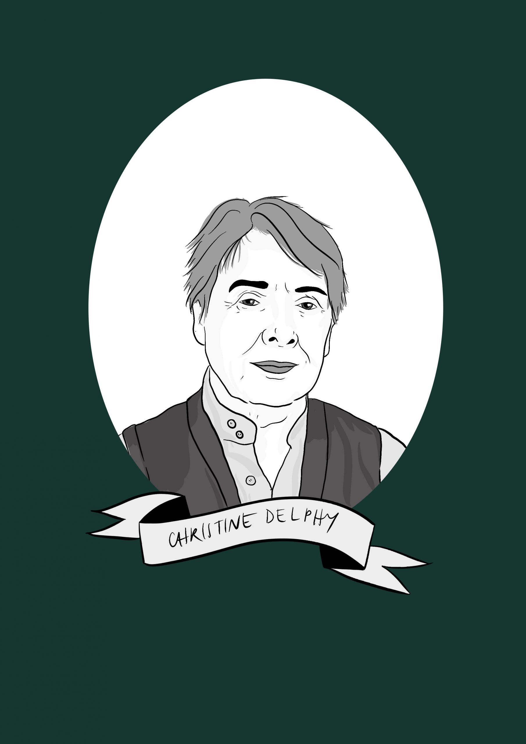 Christine Delphy – Illustrated Women in History